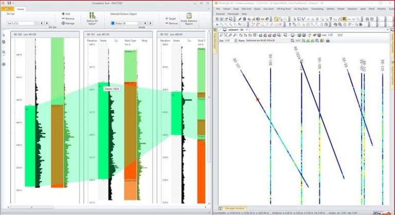 Introducing the Drillhole Correlation Tool - Hexagon - Mining Blog